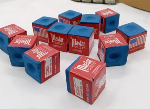 3 dz. (36pcs) Blue Master Billiard Cue Chalk / Tisa ng Tako ng Bilyaran ...