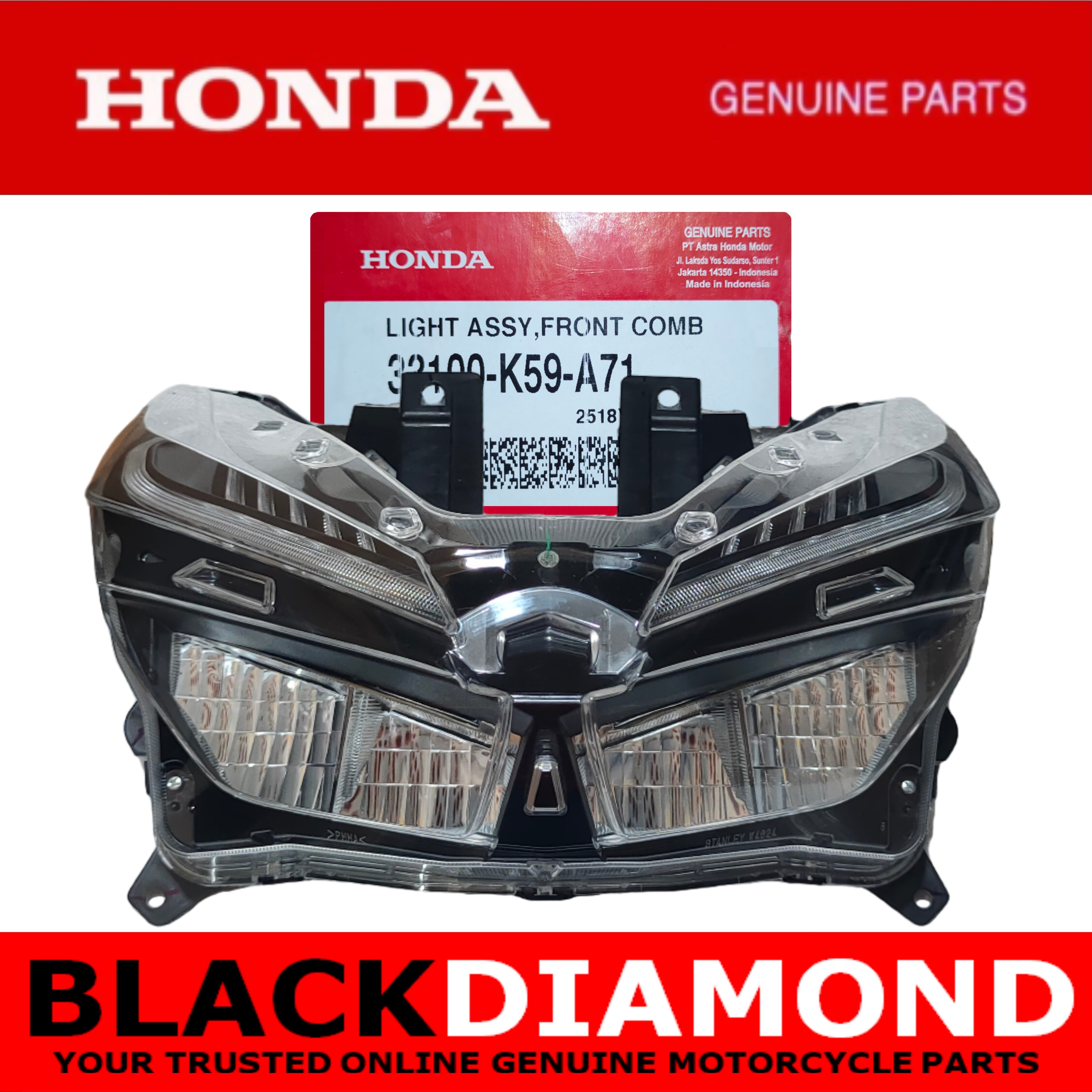 JOEY - ORIGINAL HONDA CLICK 125i/150i V2 GAME CHANGER | HEADLIGHT ...