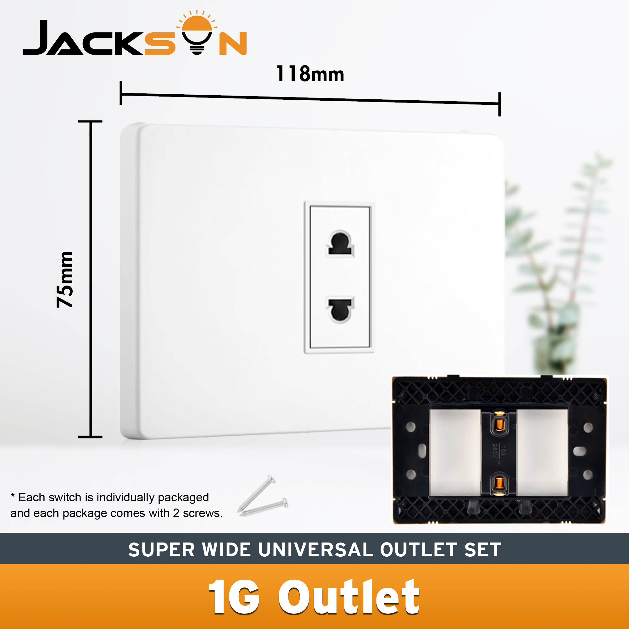 Outlet With Switch 3 Gang Outlet 2 Gang Outlet Wall Plug Socket ...