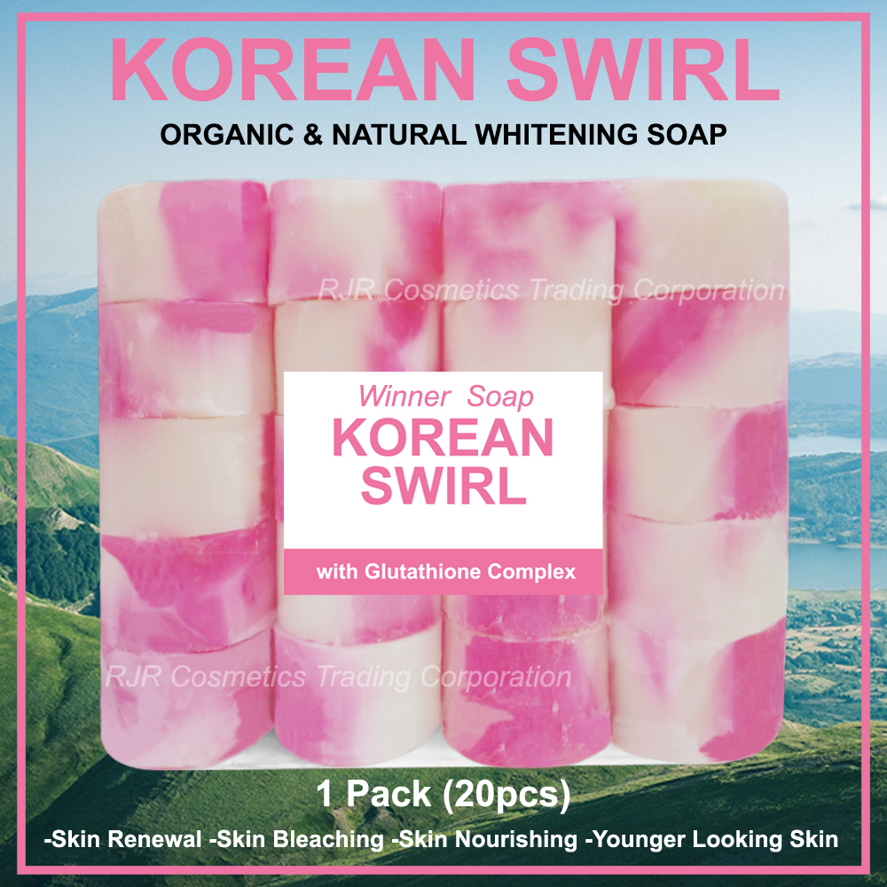 [ORIGINAL] Winner KOREAN BLEACHING SWIRL SOAP with Glutathione | Lazada PH