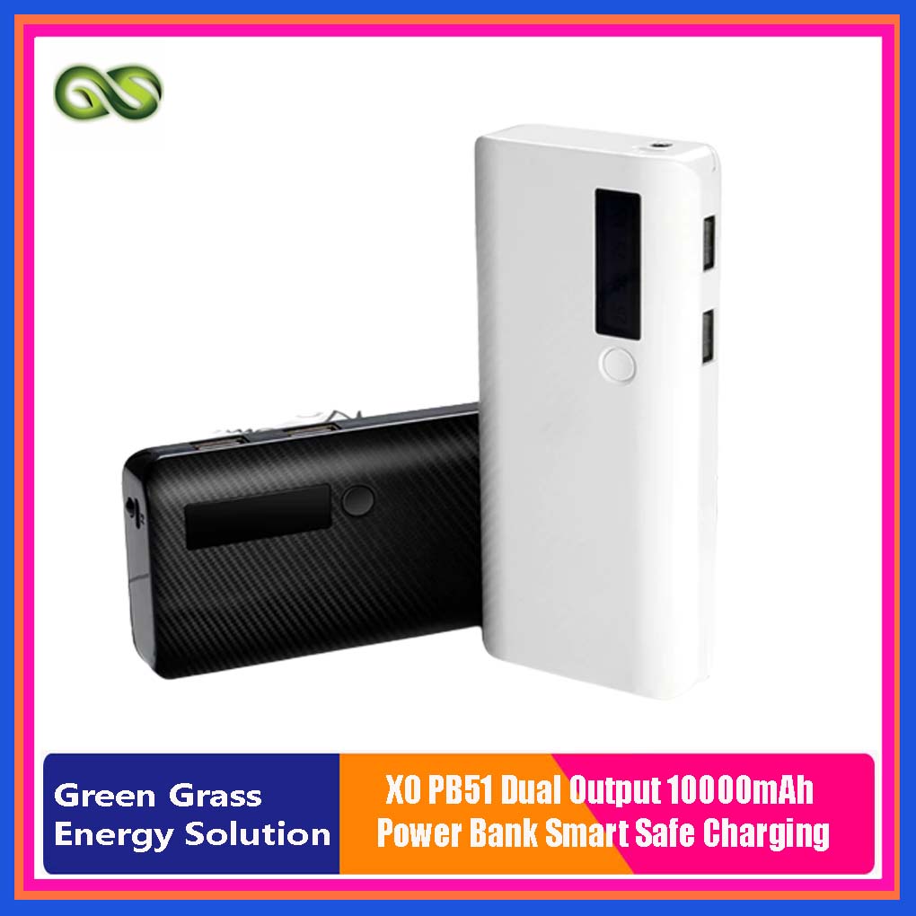 XO PB51 Dual Output 10000mAh Power Bank Smart Safe Charging | Lazada PH