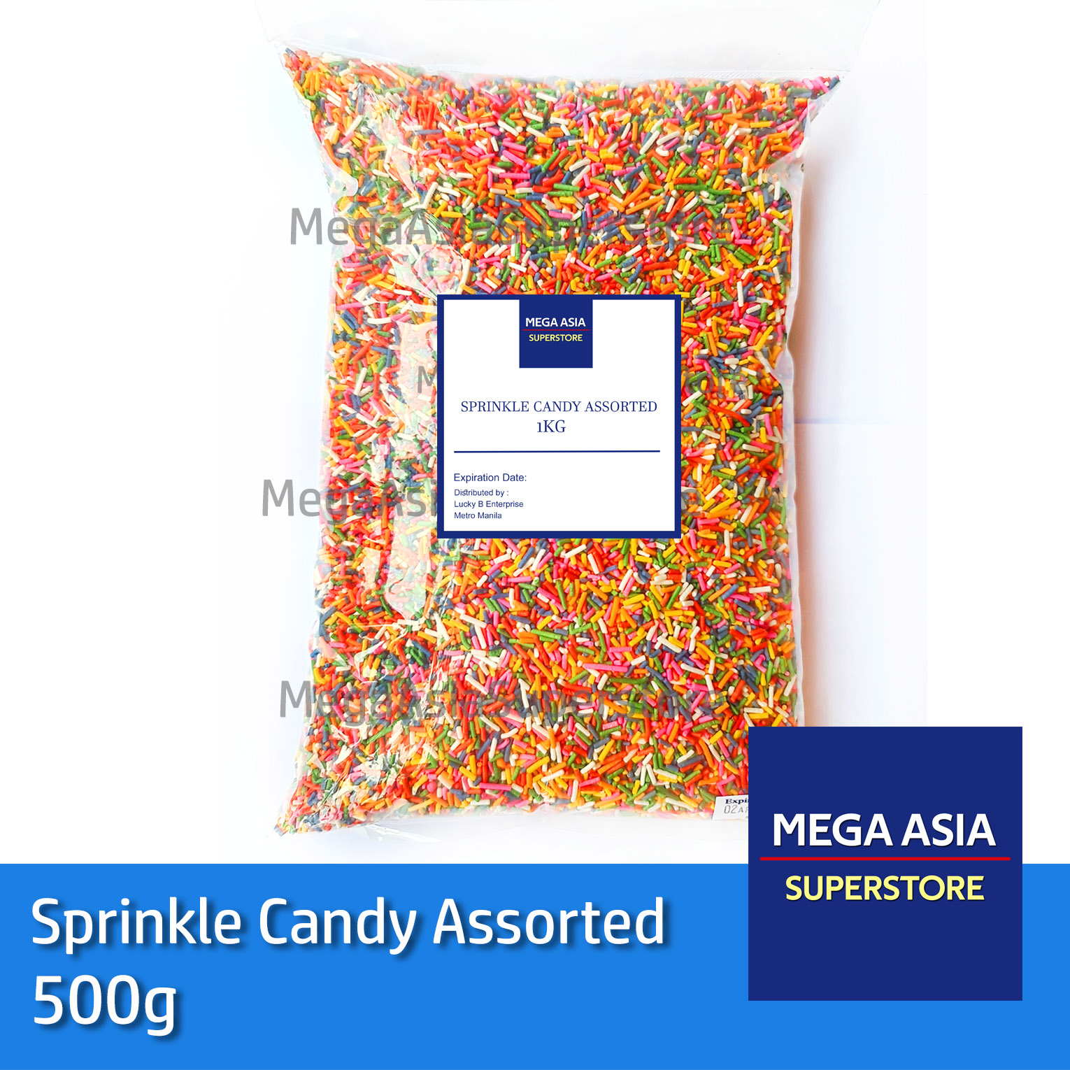 Mega Asia Sprinkle Candy Assorted Toppings 500g | Lazada PH