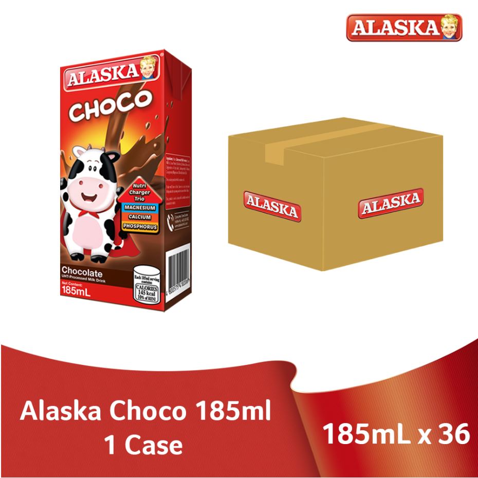 Alaska Choco, Chocolate Milk Drink 185ml 1 Case | Lazada PH