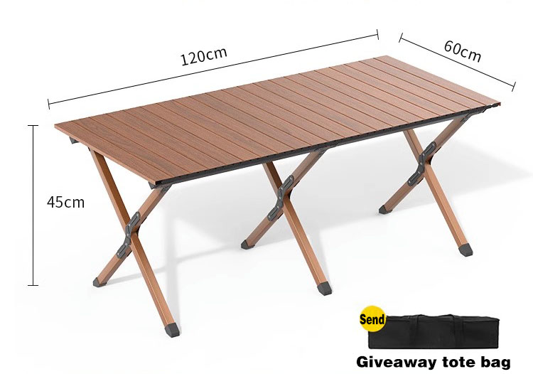 IKAE Black tables folding sale Outdoor Camping dining table coffee home ...