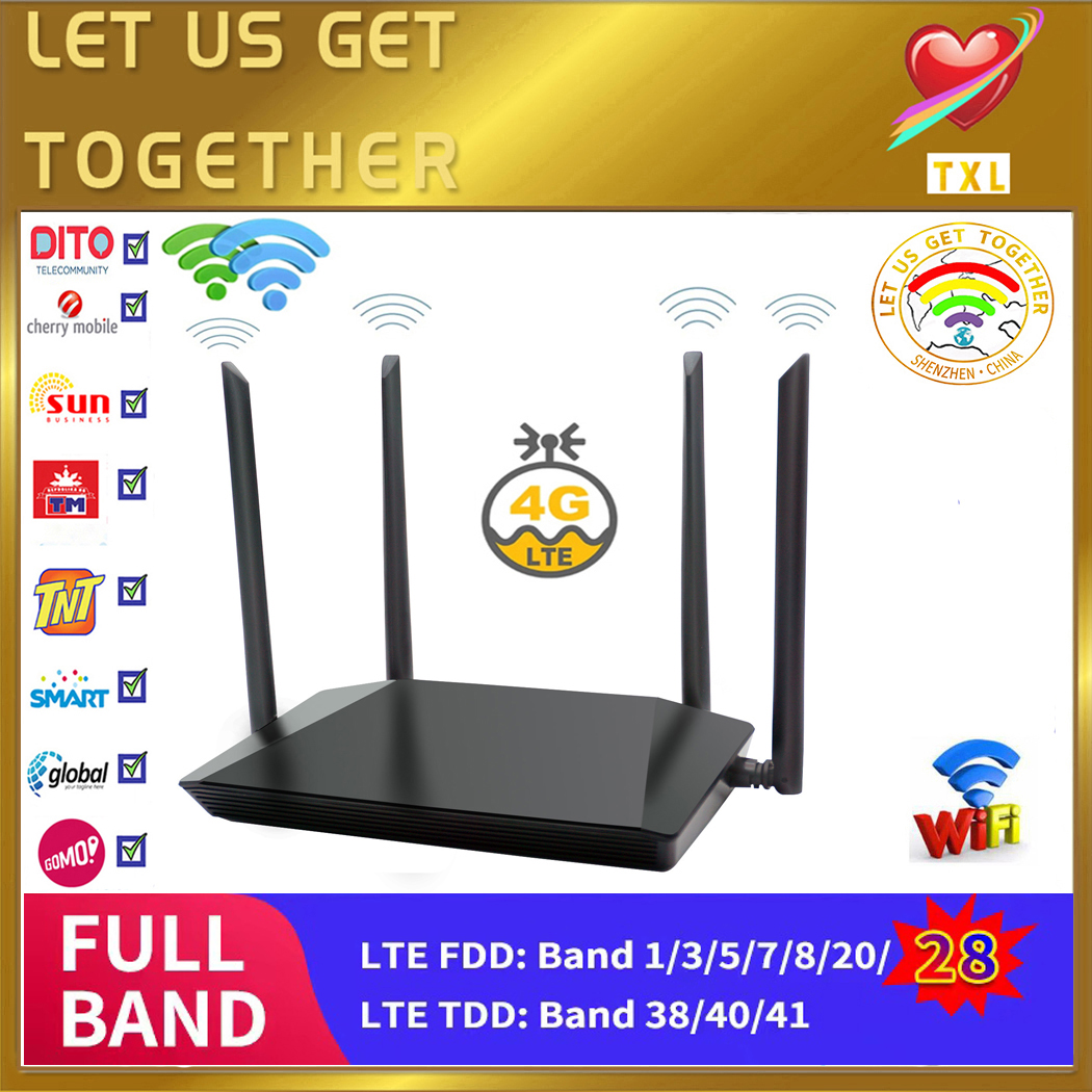 New 4G Sim Card Wifi Router CAT4 150Mbps Wireless CPE Router 4G LTE FDD ...