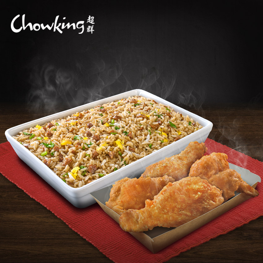 Chowking 4pc Fried Chicken Box & Chao Fan Platter Bundle (SMS eVoucher ...