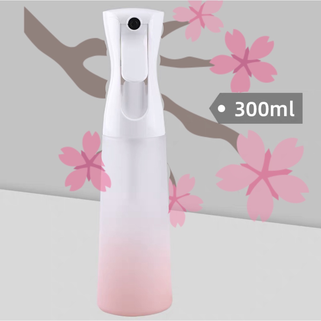 Continuous Alcohol Spray Bottle 300ml Pink Grey Color Mist Sprayer ...