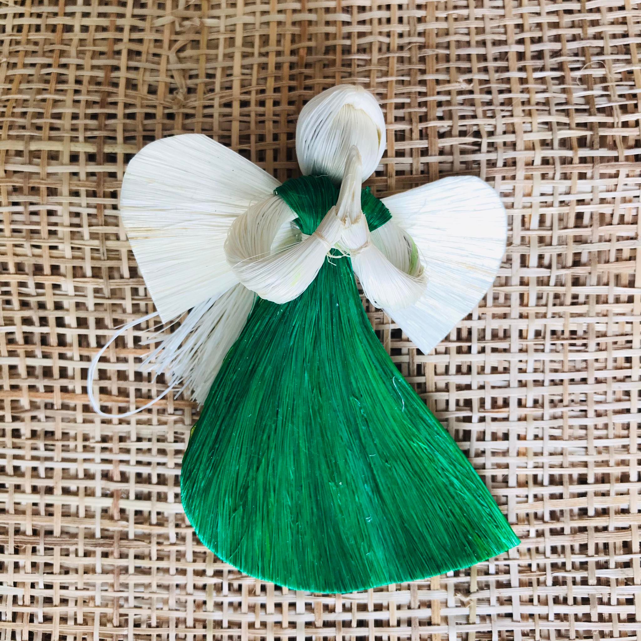Native Abaca Hanging Angel Christmas Tree Decor Angel Ornament 11cm ...