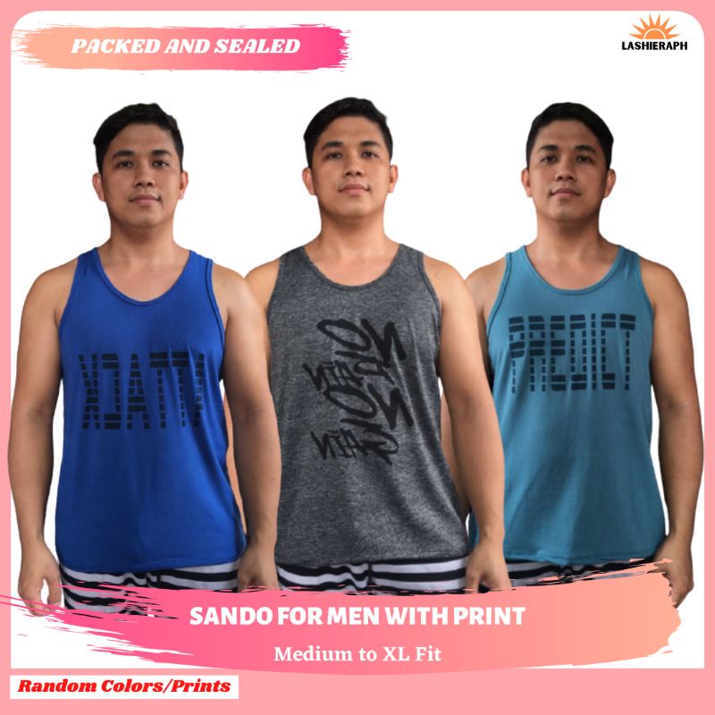 Men Sando with Print *Medium to XL Fit - Jose | Lazada PH