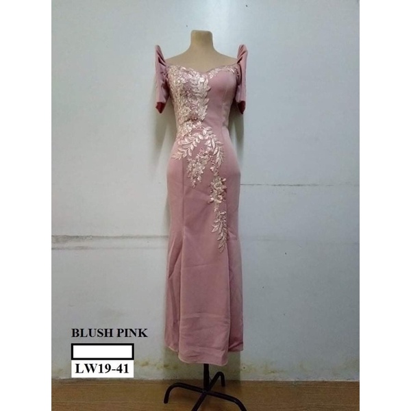 【NEW】 Metiza Long Gown / Filipiniana Neoprene | Lazada PH