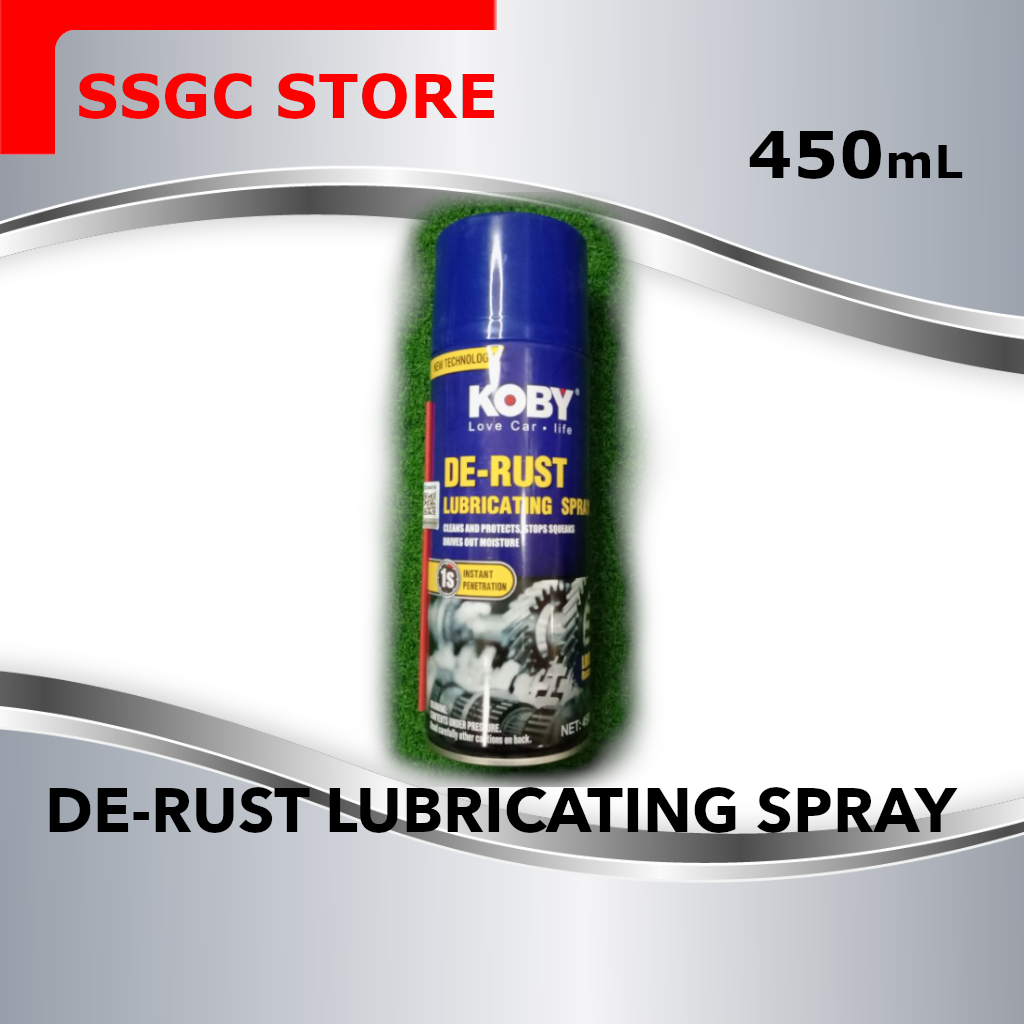 De-Rust Lubricating Spray and Penetrating Oil 450mL | Lazada PH