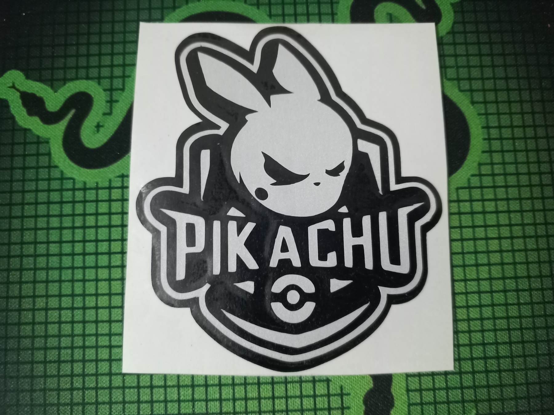 Reflective sticker motorcycle and car decals Pikachu | Lazada PH
