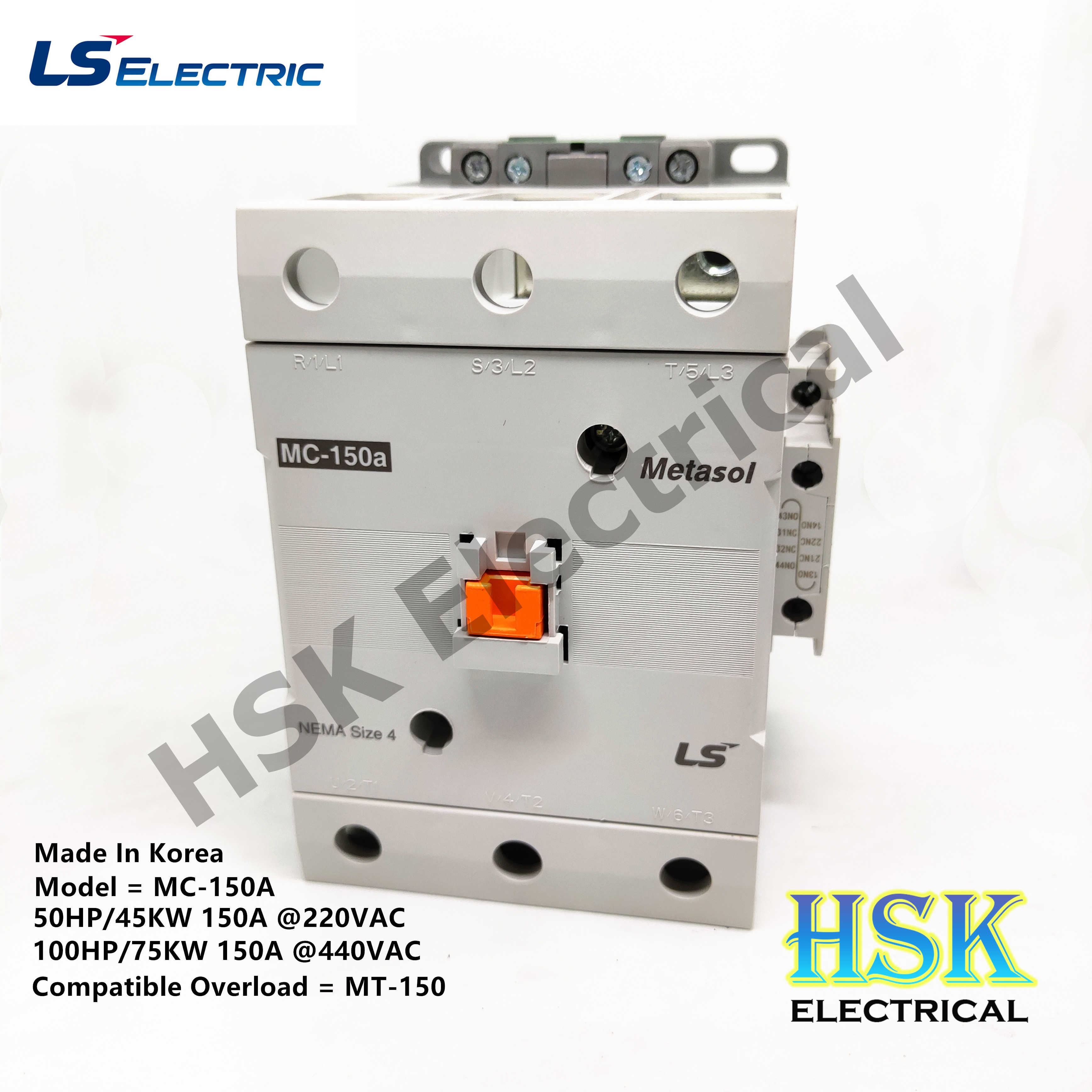 32A to 150A LS Elecrtric Korea Magnetic Contactor MC-32A MC-40A MC-50A MC-65A MC-75A MC-85A MC ...