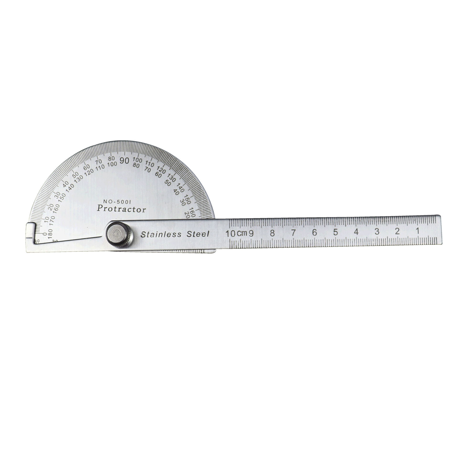 180 Degree Rotary Protractor Stainless Steel Angle Protractor ...