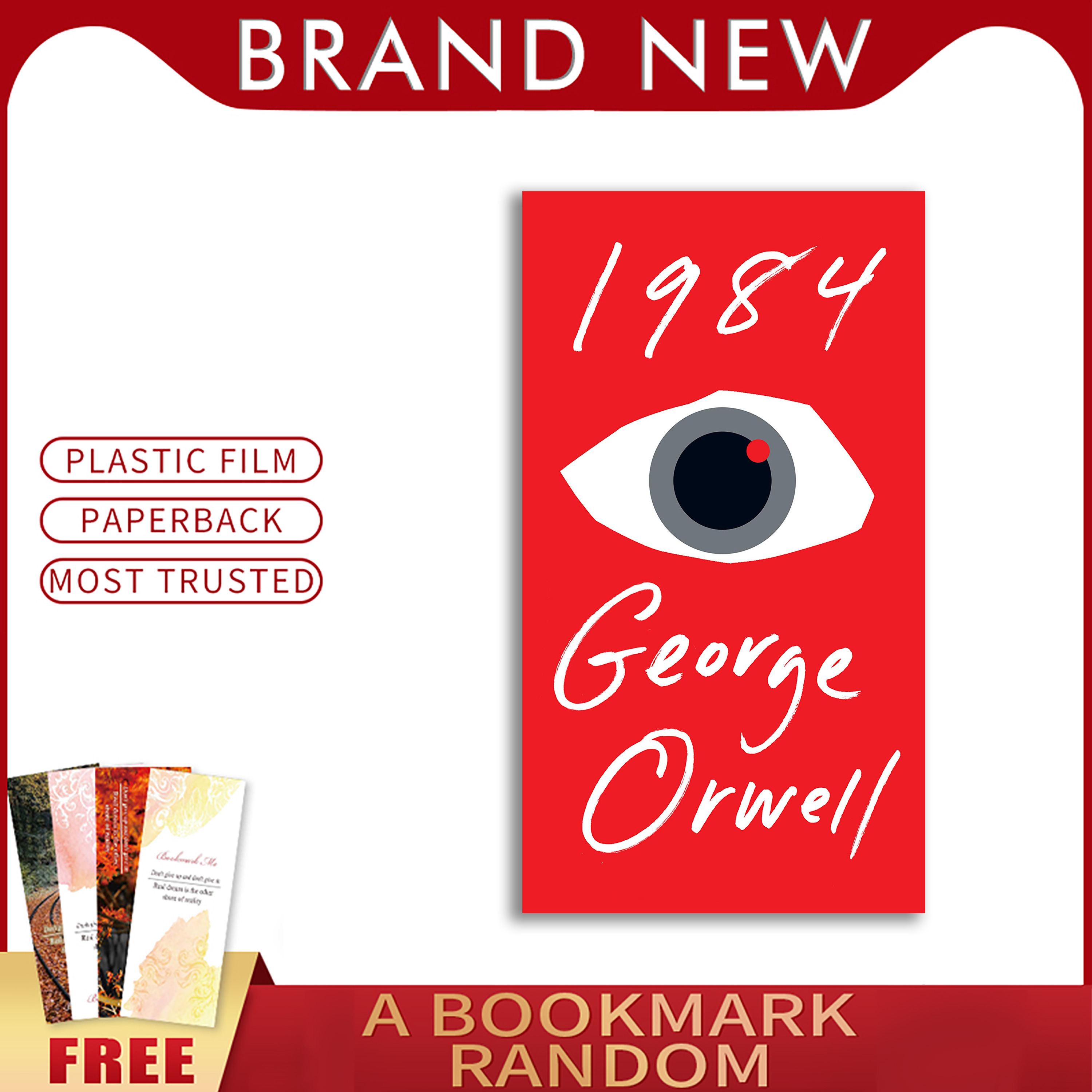 1984 English book: A Dystopian Tale of Surveillance, Control, and ...