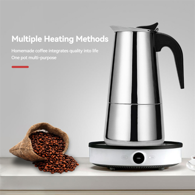 Moka Pot coffee maker European-Style Small Household Heating Electric ...