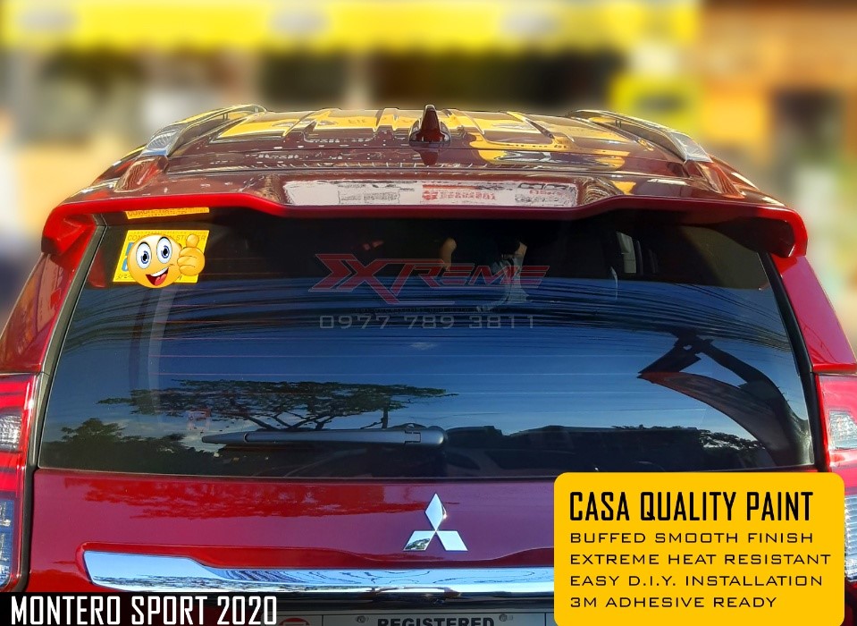 Montero Sport 2020-2023 Mica Red / Medium Red color Thailand Made Rear ...