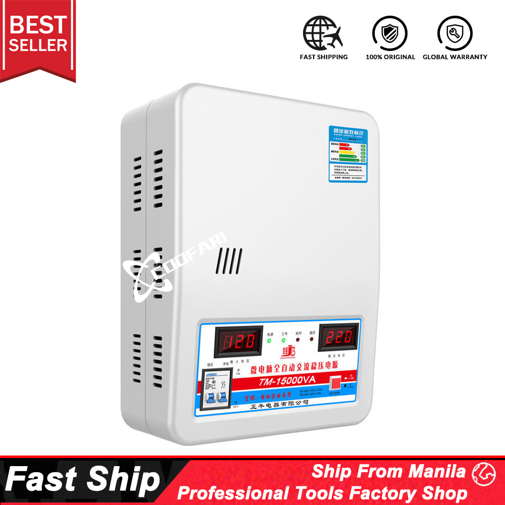 15KVa 20Kva AVR Servo Motor Type Voltage Stabilizer 4500W 1800W ...