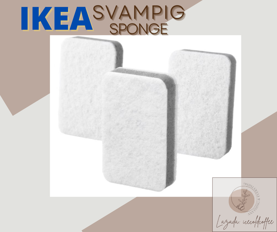 ORIGINAL IKEA SVAMPIG Sponge, gray-white | Lazada PH