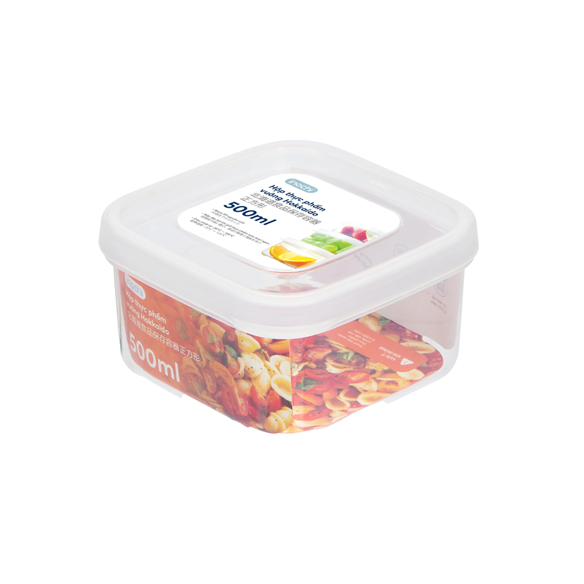 INOCHI Hokkaido square food container box 500ml | Lazada PH