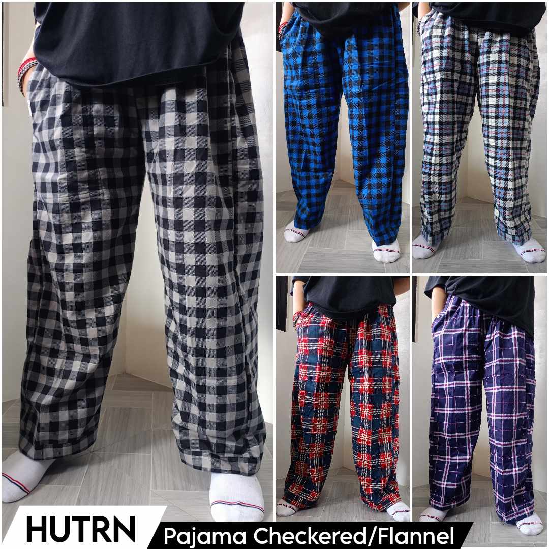 HUTRN - PAJAMA CHECKERED FLANNEL [Premium European Cotton] | Lazada PH