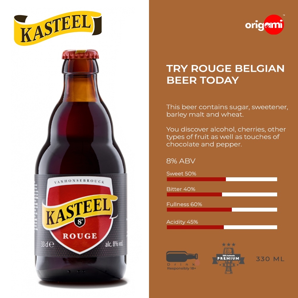 Kasteel Rouge Belgian Beer 330ml | Lazada PH