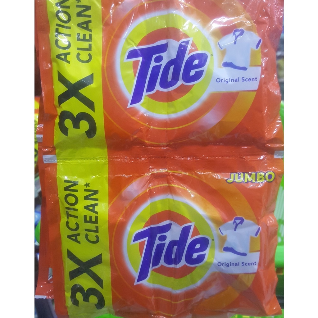 HOT SALE BUNDLE Tide Detergent Jumbo Powder Twin pack Sachet Original ...