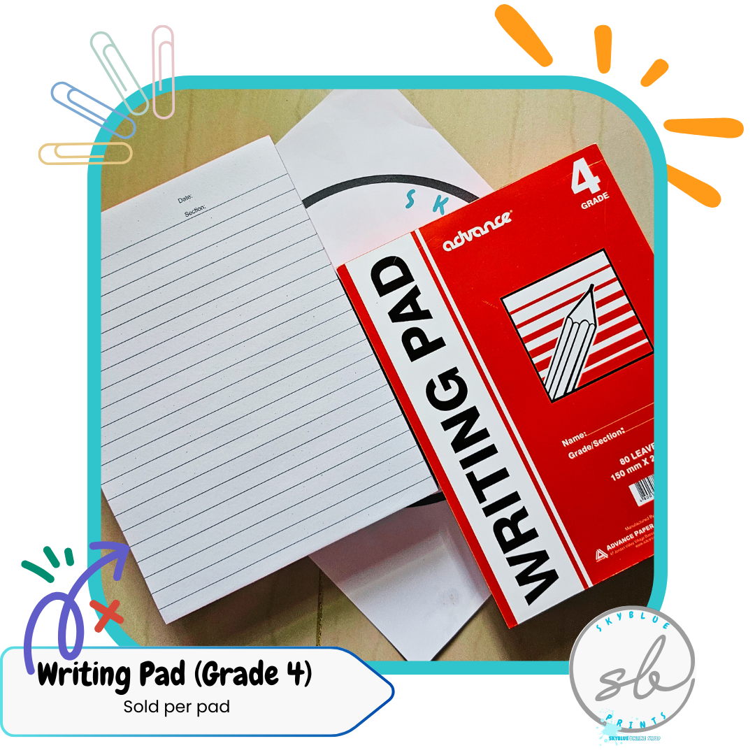 Writing Pad for Grade 1, 2, 3, 4 | Lazada PH