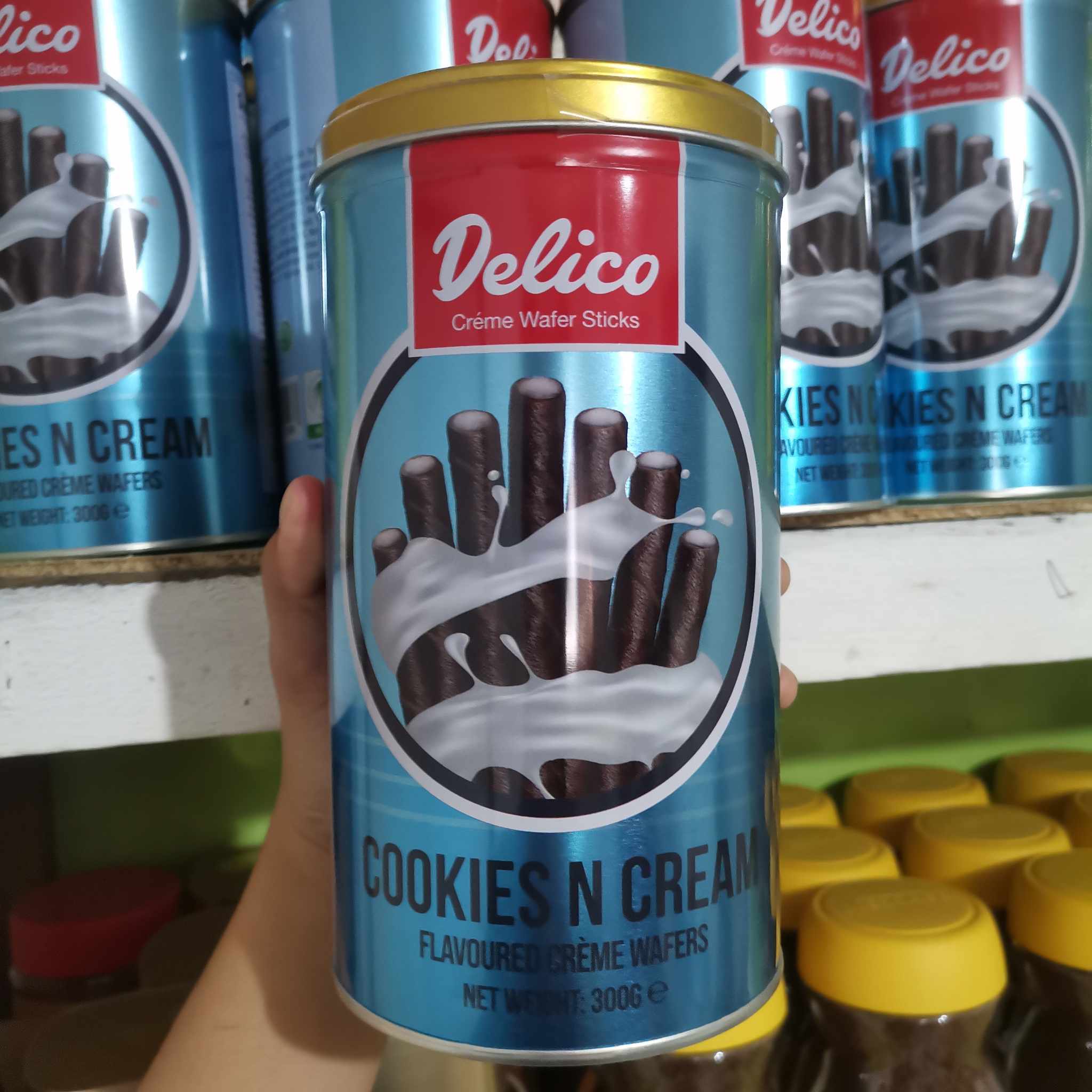 Delico Creme Wafer Sticks - Cookies and Cream Flavor 300g | Lazada PH