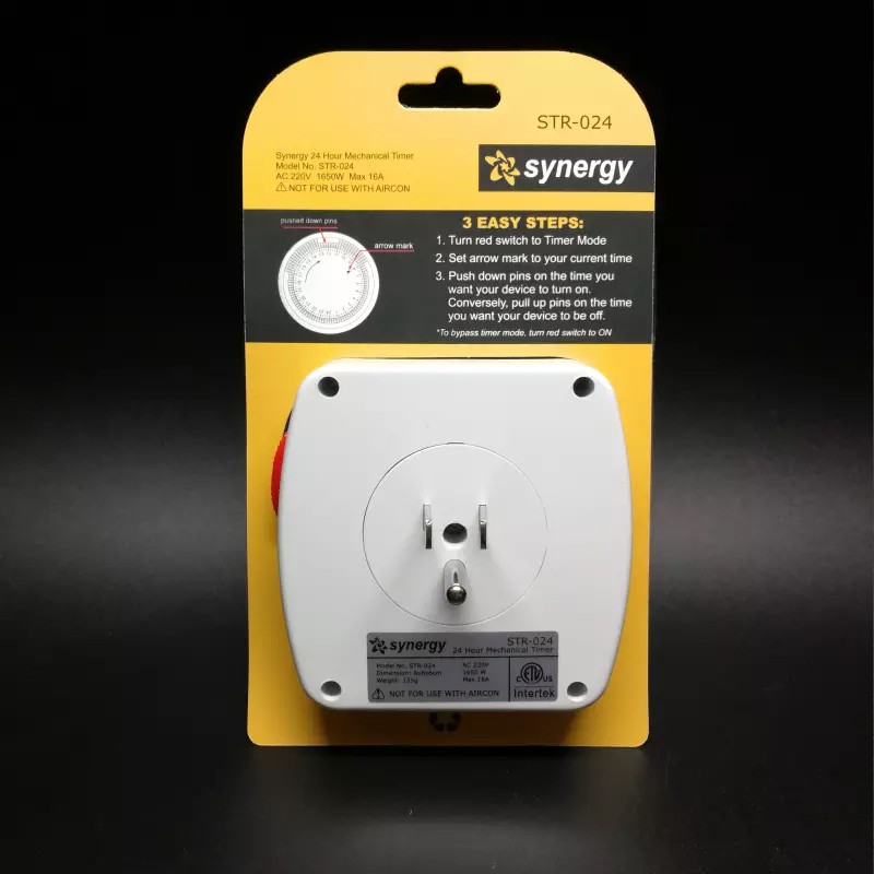 【COD】 Synergy Timer 24hr Mechanical (STR-024) | Lazada PH