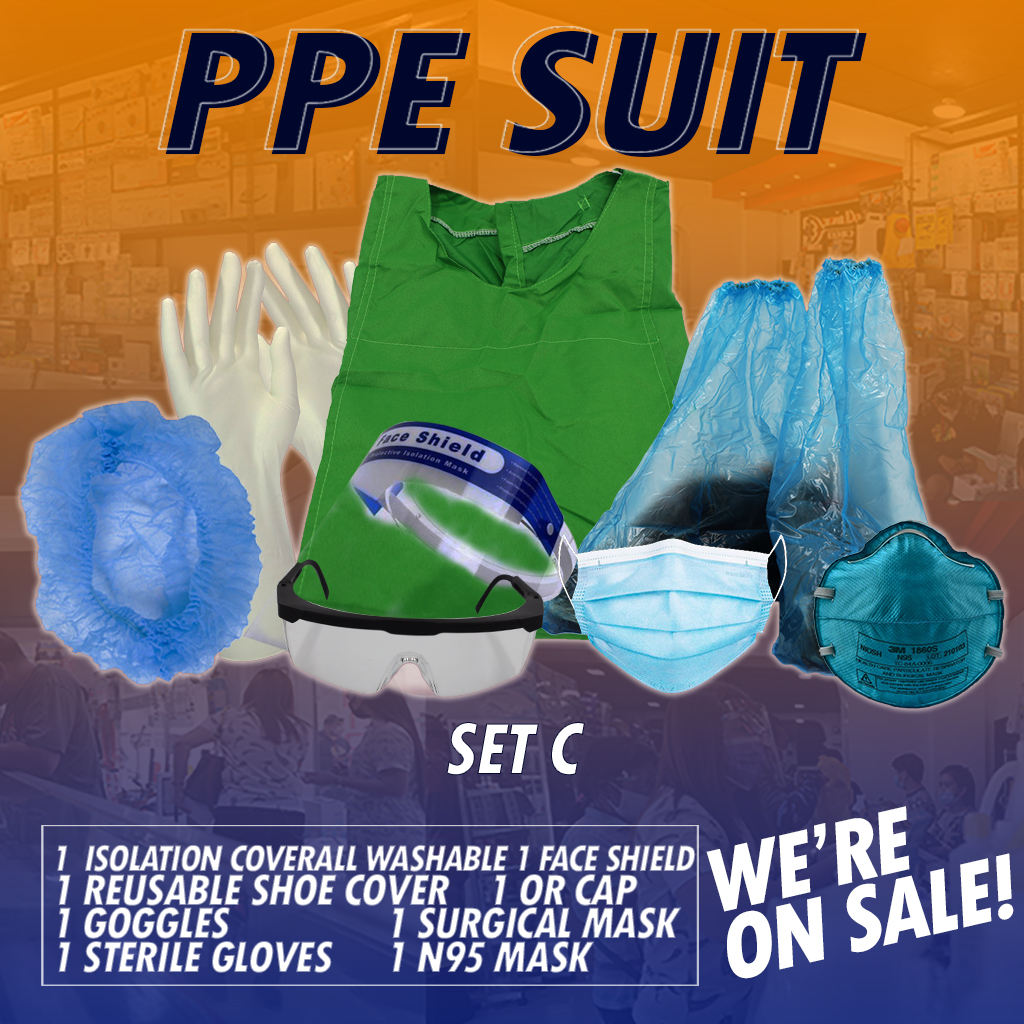 PPE SET FOR HEALTH WORKERS SET C (PERSONAL PROTECTIVE EQUIPMENT ...