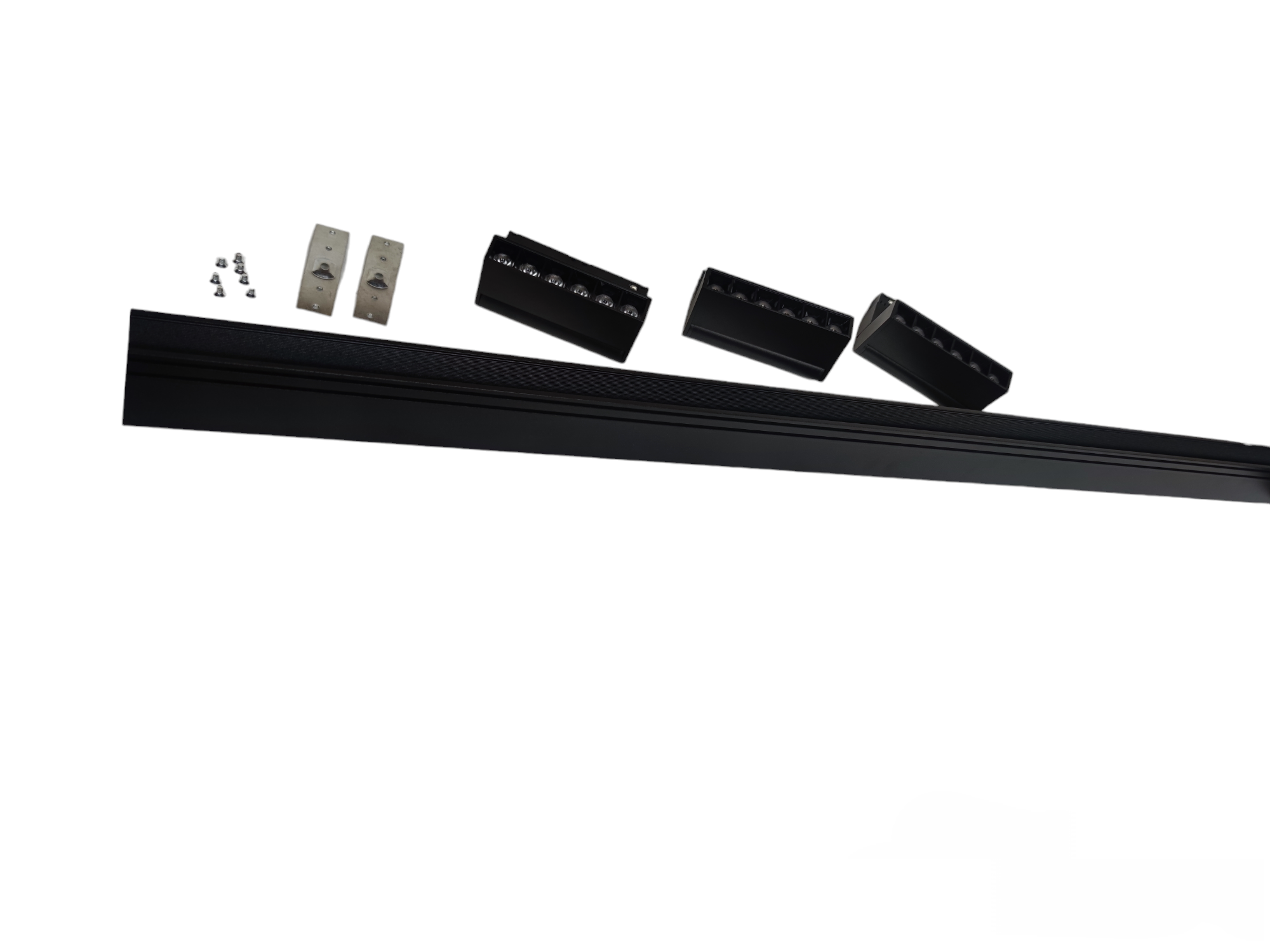 Magnetic Track Light 1 Meter 50mm with 3pcs 6W LED Foldable Grille ...