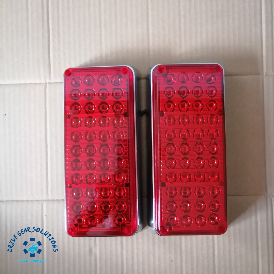 High-Visibility Red-Red 3x7-inch Ambulance Body Blinkers (12V) | Lazada PH