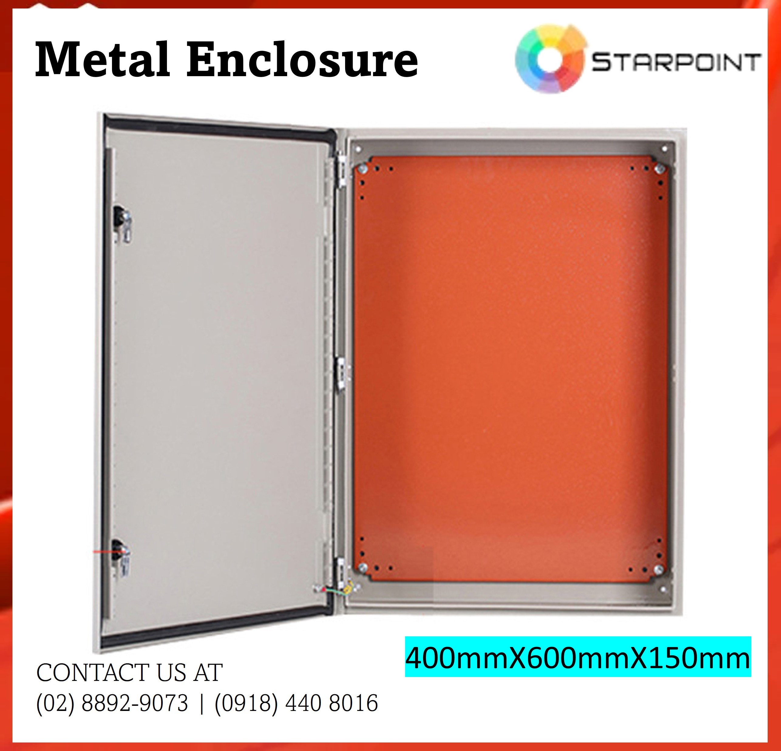 400mmX600mmX150 Metal Enclosure Box, Metal enclosure panel, Metal case ...