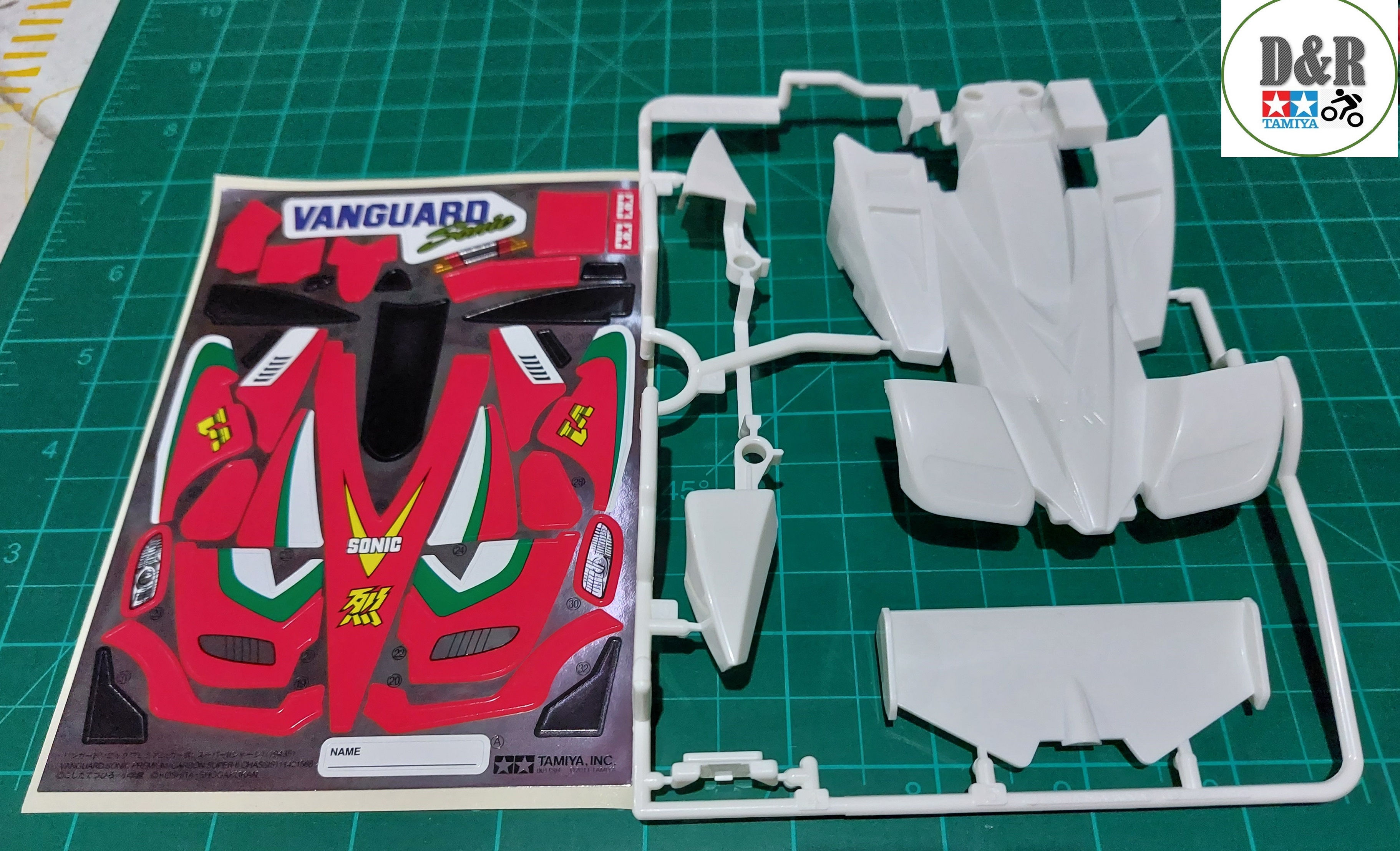 Tamiya Super 2 (S2) Vanguard Sonic Cowl with Sticker | Lazada PH