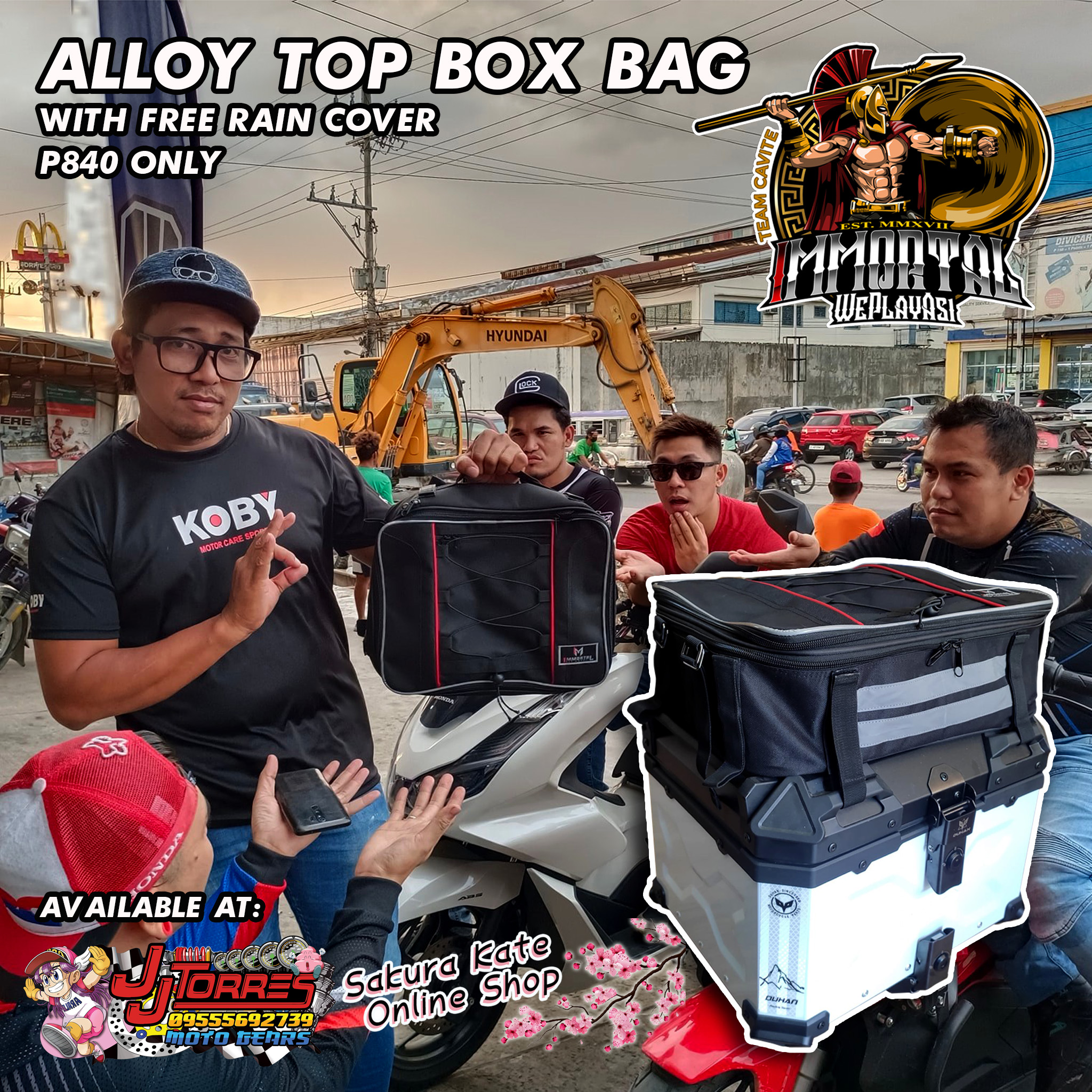 TOP BOX BAG BY IMMORTAL MOTOBAG | Lazada PH