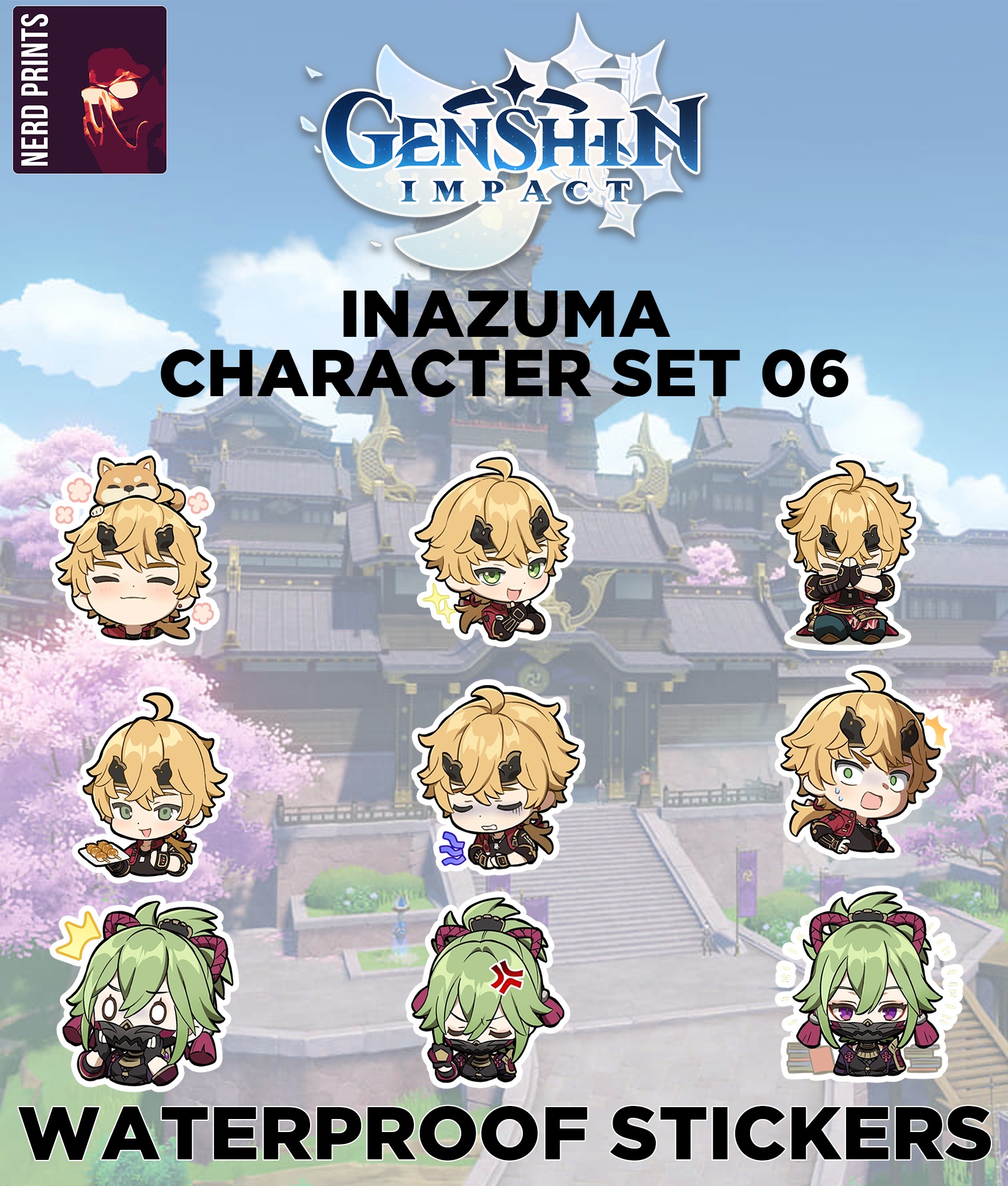 Genshin Impact: MONDSTADT | LIYUE | INAZUMA | SUMERU | Emoji Vinyl ...
