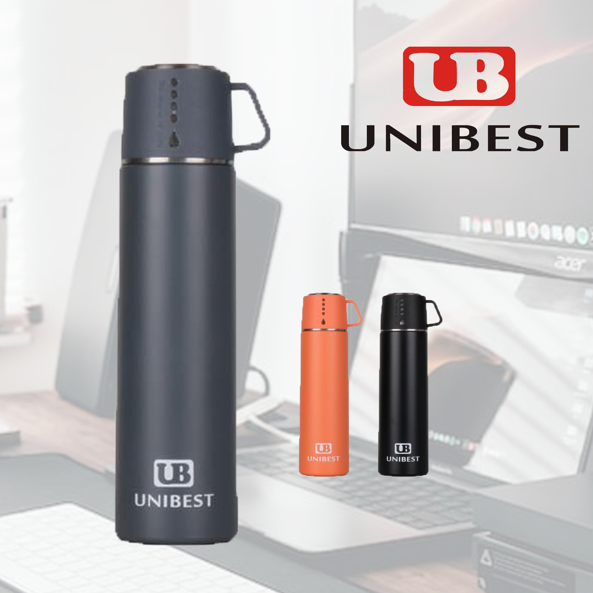 UNIBEST UB708 500ML Stainless Steel Bottle Flask Thermos | Lazada PH