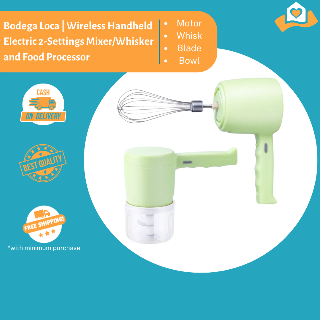 Bodega Loca | Wireless Handheld Electric 2-Settings Mixer/Whisker and ...