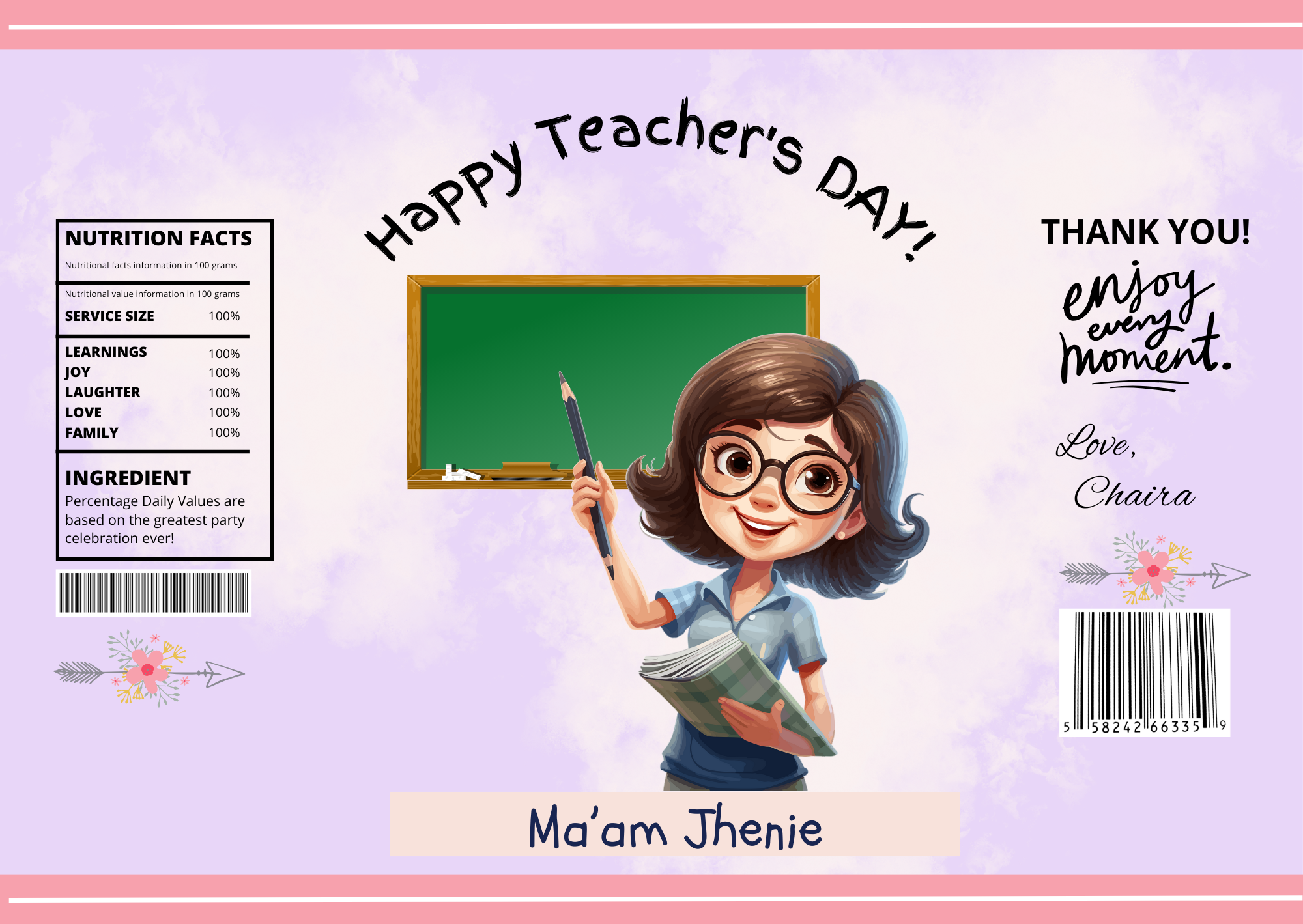 For Teacher's Day Apprciation Chip Bags | Lazada PH