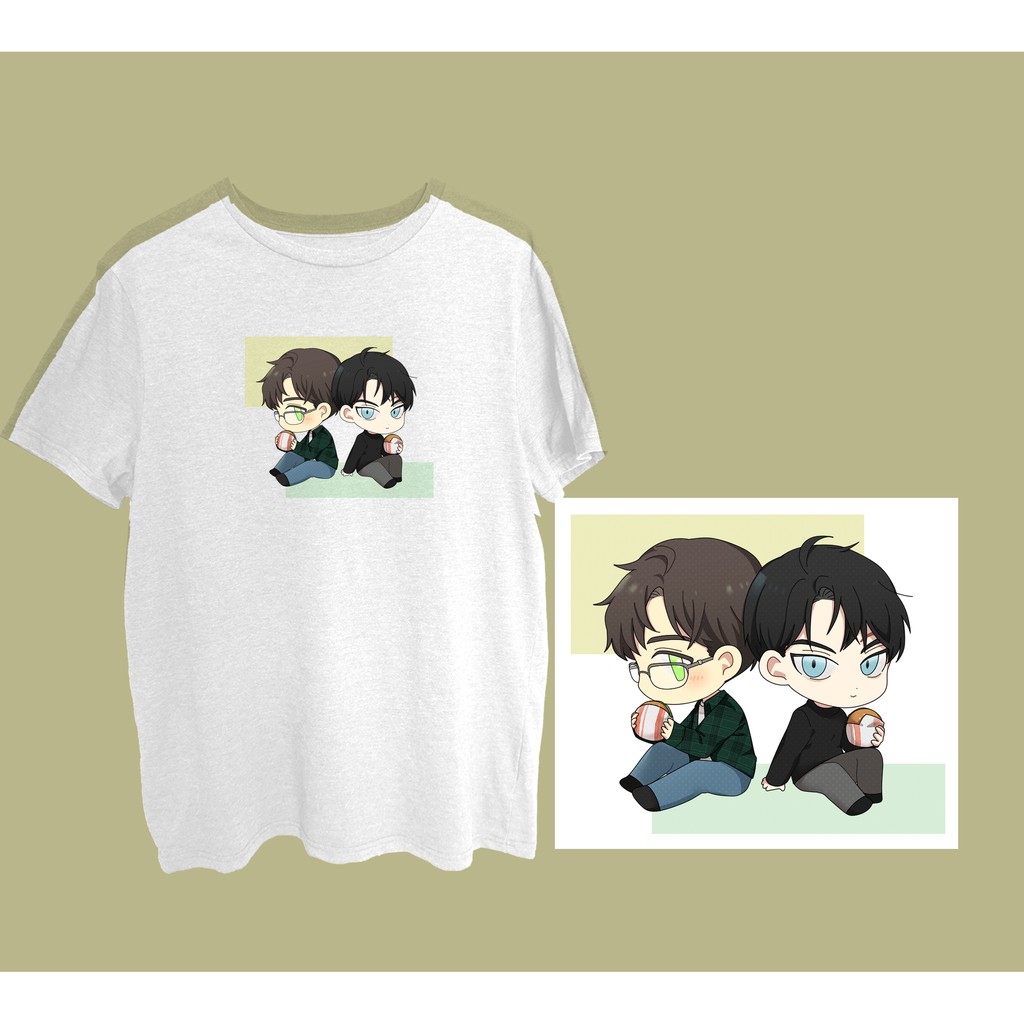 Manhua Yaoi Manhwa Shirt | Under the Green Light Collection | Jin ...