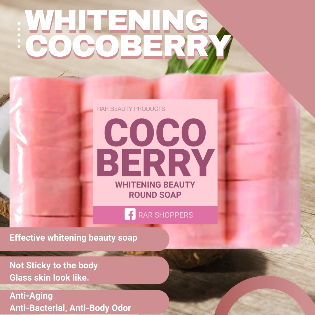 Cocoberry with Arbutin and Snail White whitening beauty soap for face ...