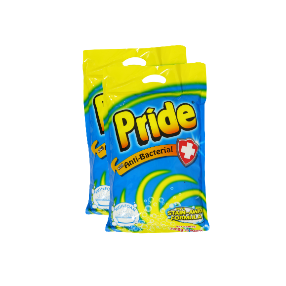 Pride Detergent Powder with Anti-Bacterial 2kg 2 packs | Lazada PH
