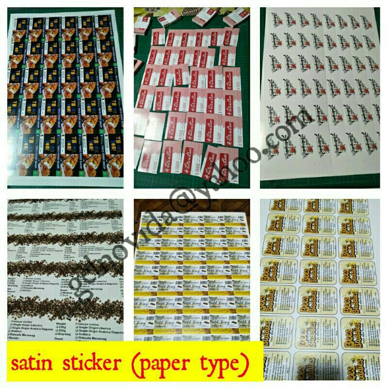 CUSTOMIZED / PERSONALIZED STICKER LABEL / 13x19 inches | Lazada PH