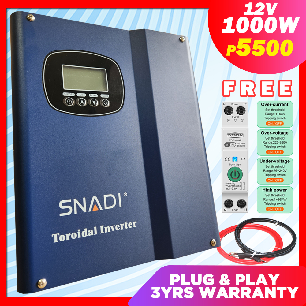 Solar Inverter Snadi Solar Inverter Toroidal Wall Mounted 12V1000W Snat ...