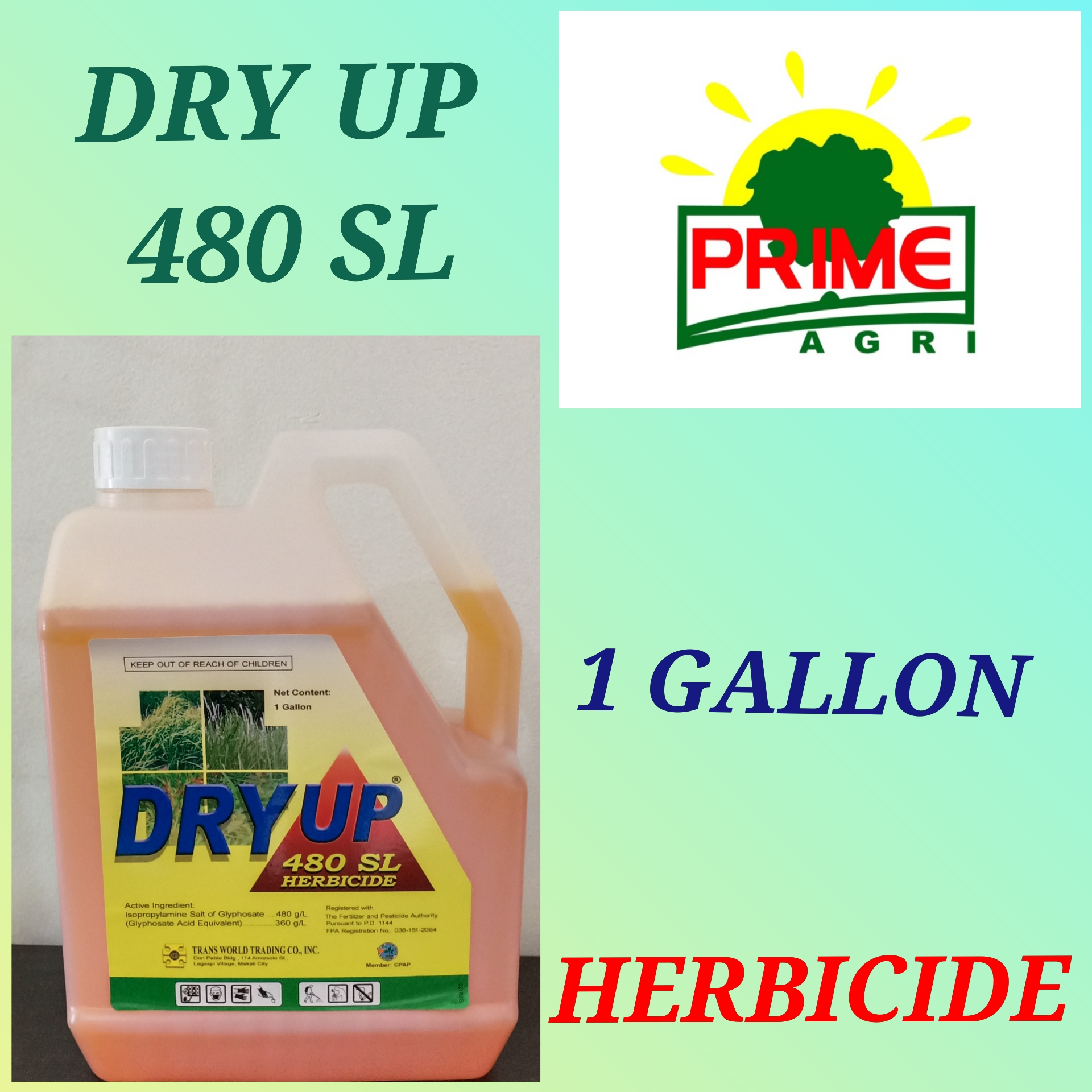 DRY UP 480 SL GALLON - HERBICIDE | Lazada PH