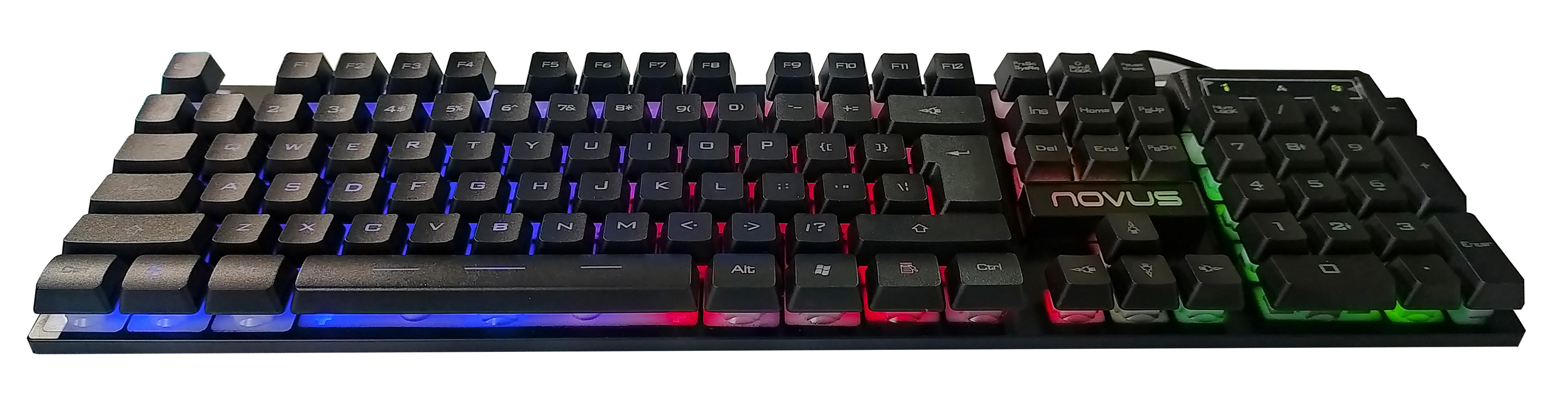 Novus USB Gaming Keyboard with Rainbow-Colored Backlight GKB-050 ...