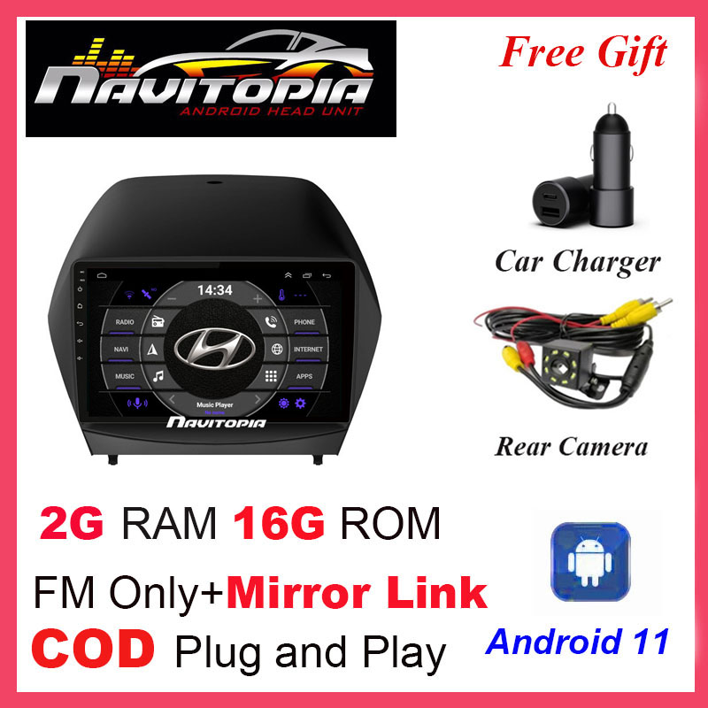 NAVITOPIA Android 11 Car Head Unit Car Radio Stereo with Panel for ...