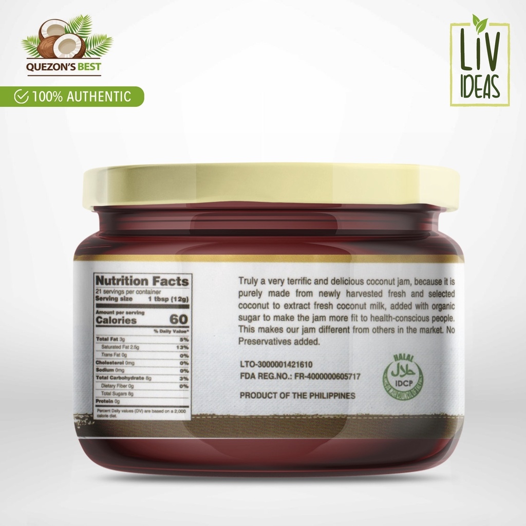 Quezon's Best Organic Coco Jam with Muscovado 330g | Lazada PH
