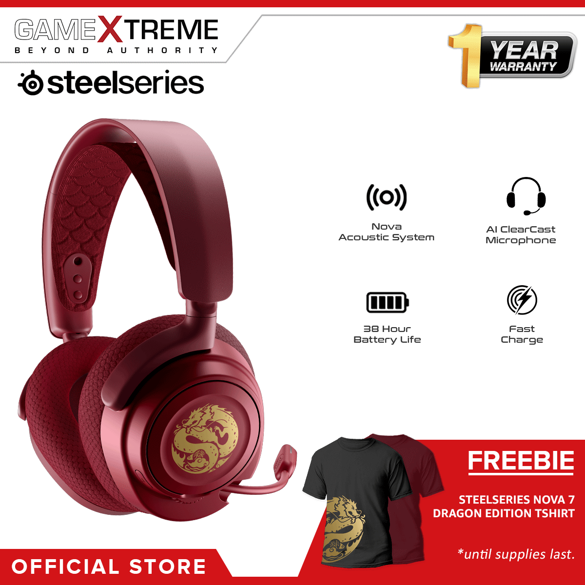 STEELSERIES ARCTIS NOVA 7 DRAGON EDITION | Lazada PH